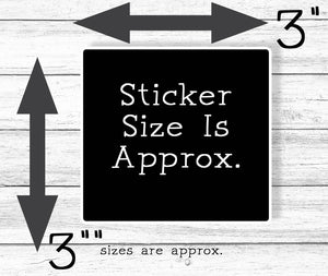 I Run on Coffee and Cuss Words Stickers